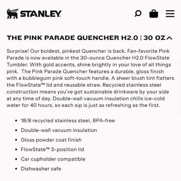 Stanley | Kitchen | Stanley Pink Parade | Poshmark